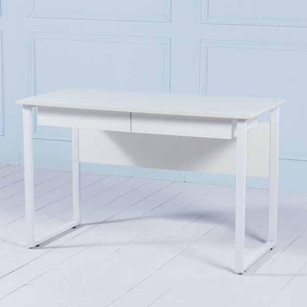 Parker White Desk with Drawers